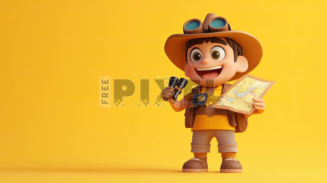 Cartoon Explorer Images