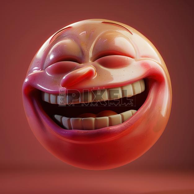 Free 3D Images - Happy Face Emoji | FreePixel.com