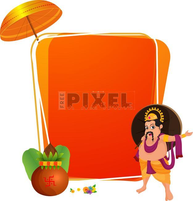 Free PNG - Happy Onam Festival Background With Illustration Of King ...