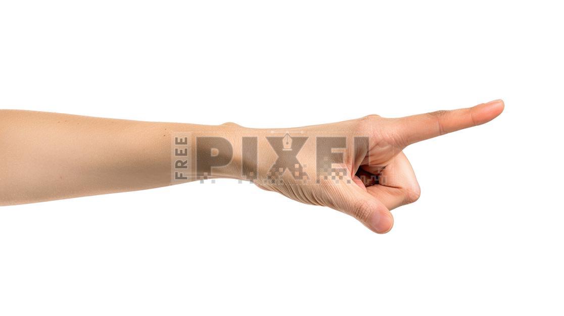 Finger Point Up Png
