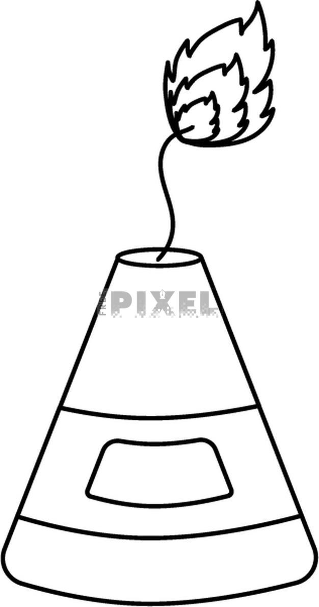Free Icons - Anar Firecracker Icon In Outline Style. | FreePixel.com