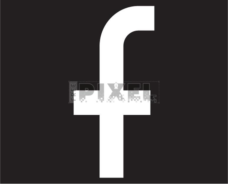 Free Icons - Isolated Facebook Logo. Glyph Icon Or Symbol. | FreePixel.com