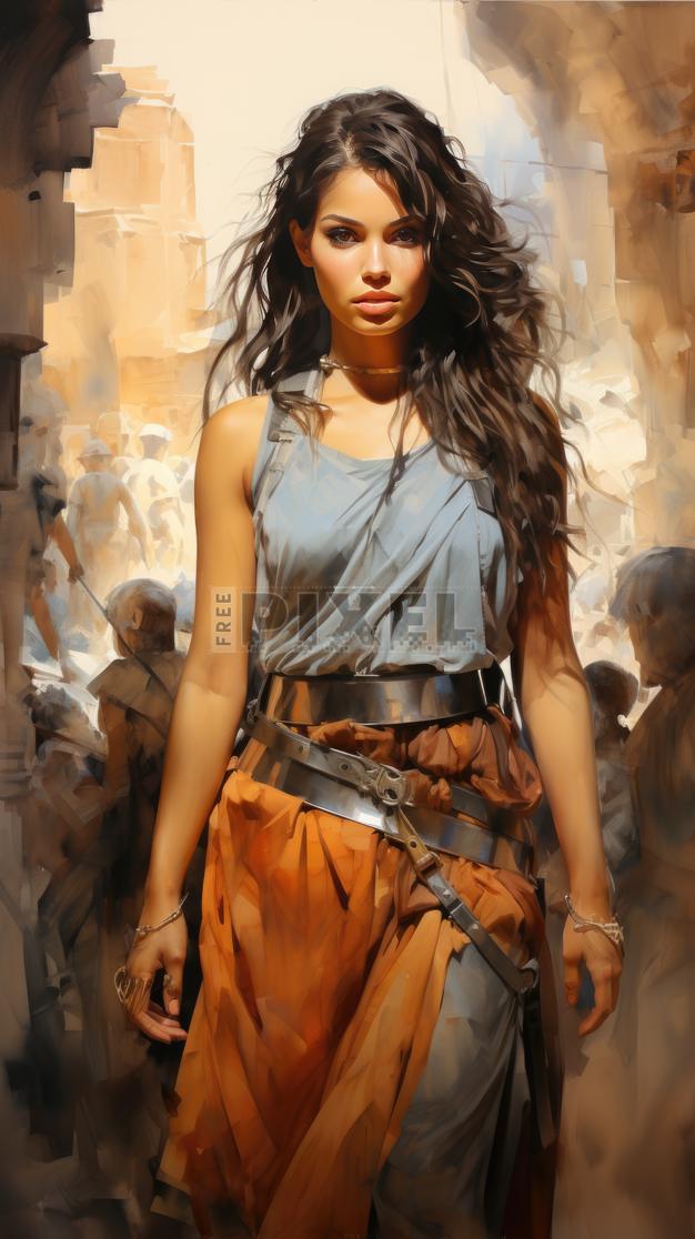 Free Illustrations - The Ultimate Warrior Woman | FreePixel.com