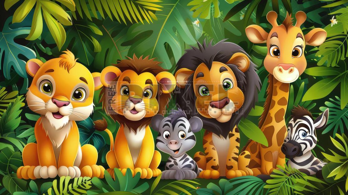 All Animals Together Wallpaper