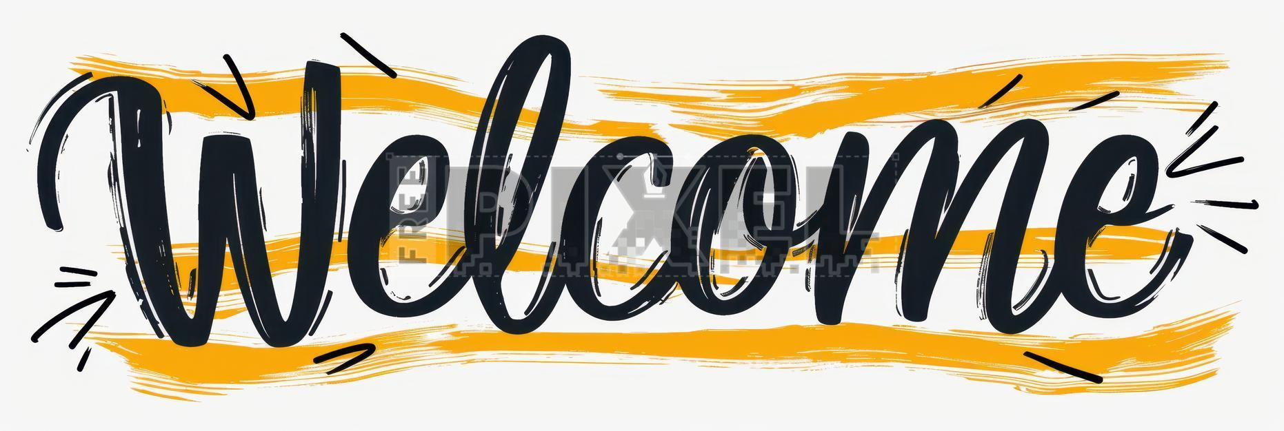 Free Illustrations - A Vintage Welcome Abstract Text With Splatter And ...