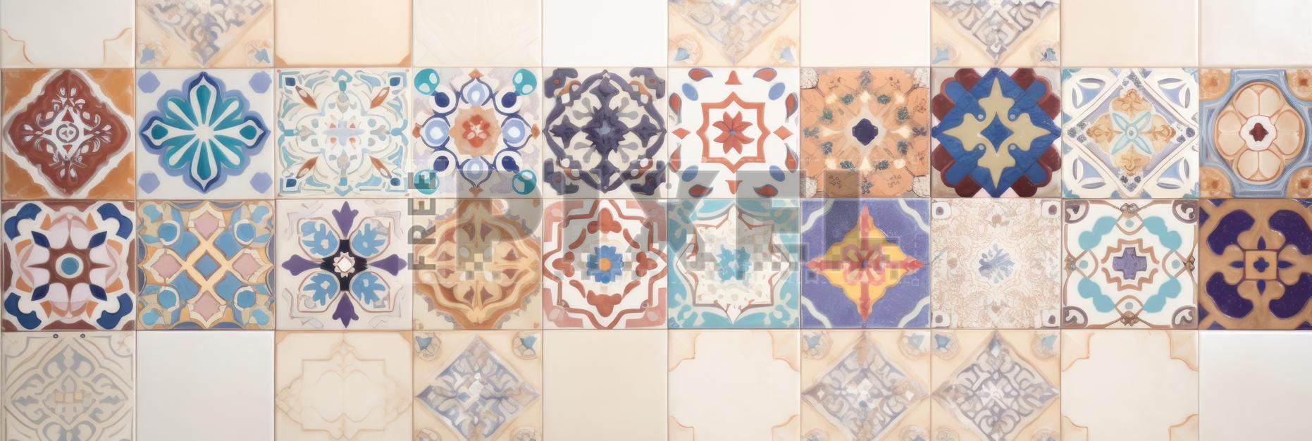 Free Illustrations - Aesthetically Pleasing Tile Display With An ...