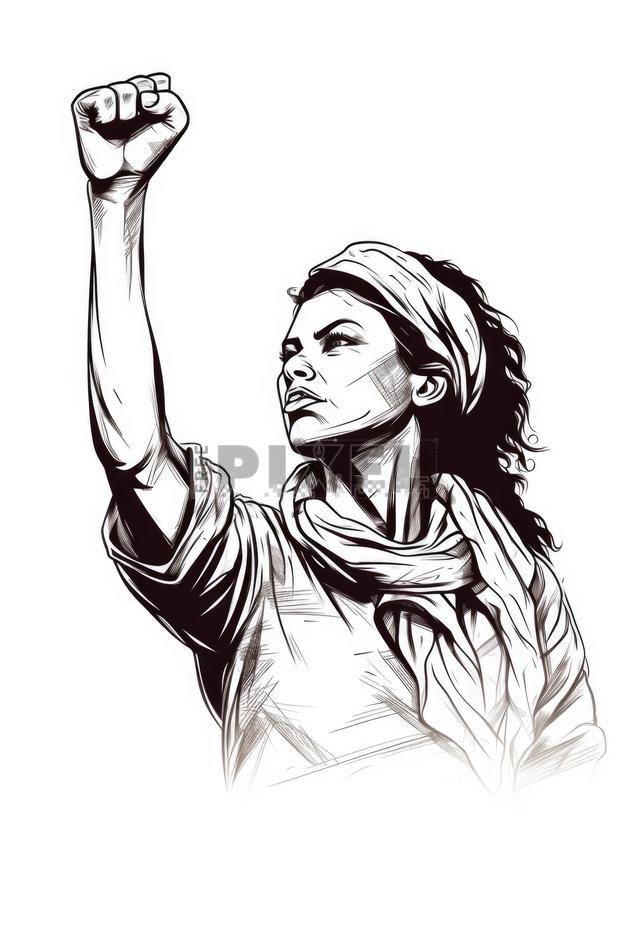 Free Illustrations - Happy Women's Day Concept,In This Powerful Image ...