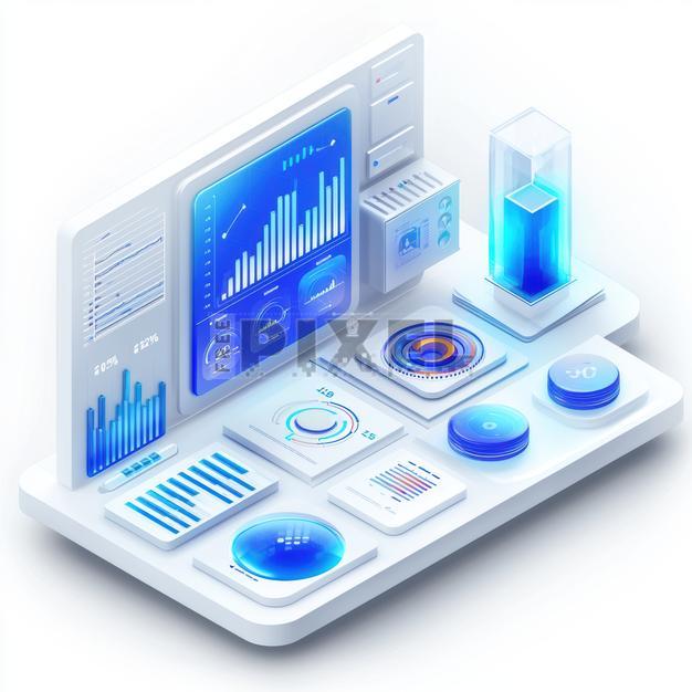 Free Photos - 3D Render HUD Infographic Dashboard Futuristic Technology ...