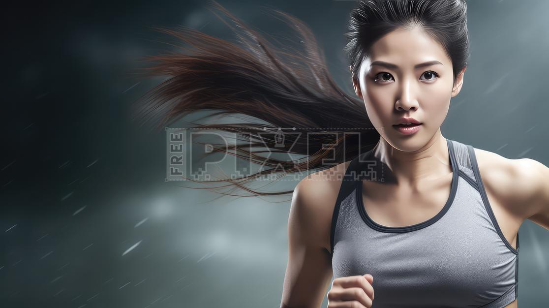 Free Photos - Beautiful Woman Running With Long Hair | FreePixel.com