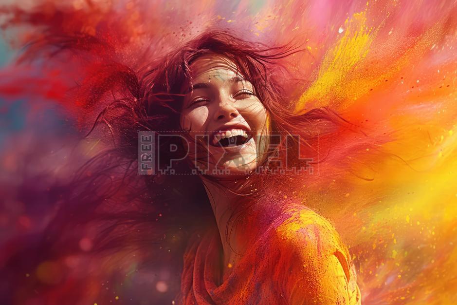 Free Photos - Colourful Woman With Vibrant Hair And A Dazzling Smile ...