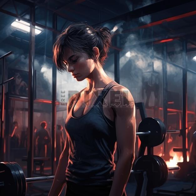 Free Photos - Female Fitness Model In A Gym | FreePixel.com