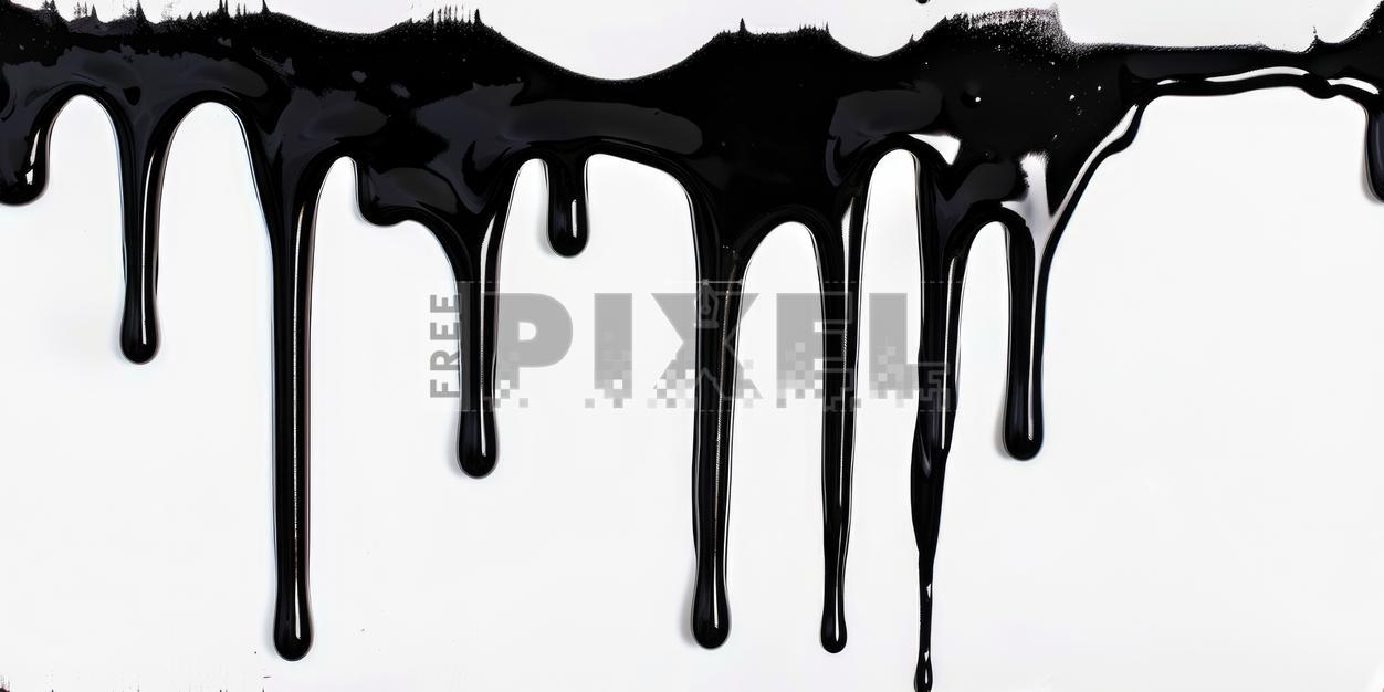 Free Photos - Black Ink Flowing Down White Paper | FreePixel.com