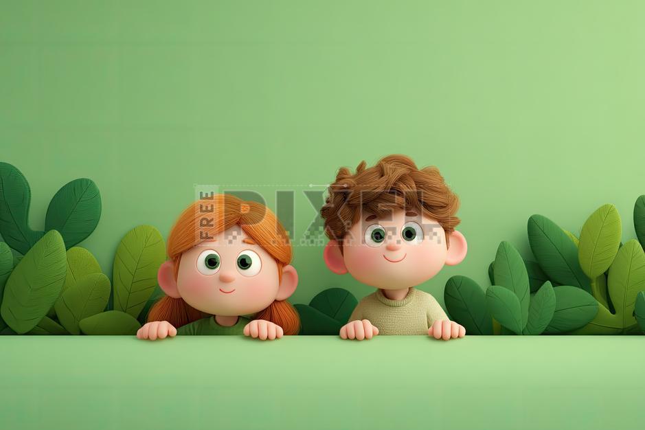 Peeking Over Wall Cartoon