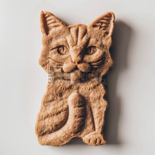 Free Photos - Cat-Shaped Cookie | FreePixel.com