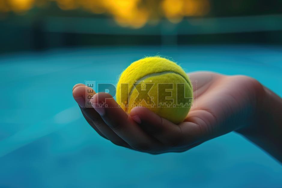 Free Photos - A Tennis Ball In The Palm Of Your Hand | FreePixel.com
