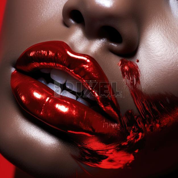 Free Photos - Bloody Red Lips | FreePixel.com
