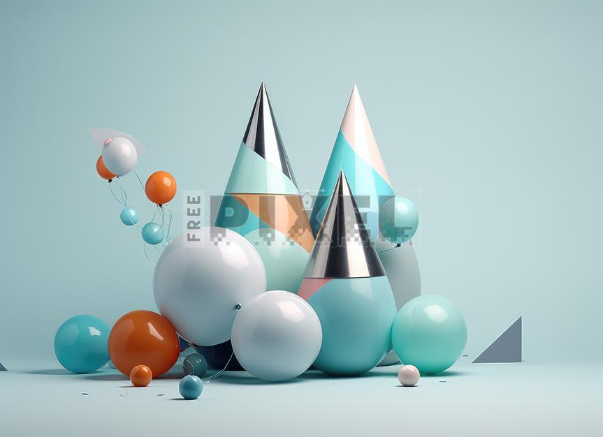 Free Photos - Playful And Colorful 3D Spheres In A Container ...