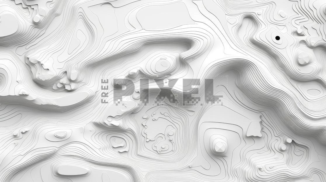 Free Photos - 3D Map Of An Extinct Volcano | FreePixel.com