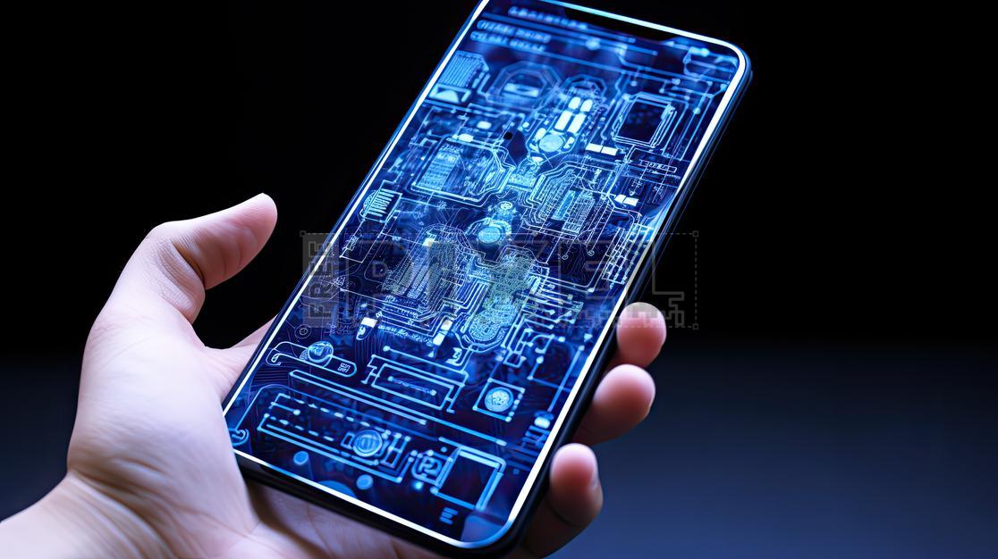 Free Photos - Finger Holding Schematic Diagram Of A Phone's Inner ...