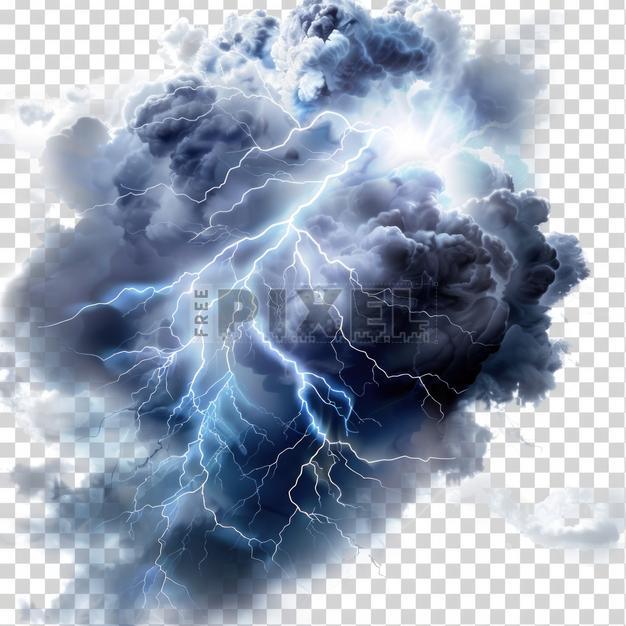 Free Photos - Lightning Strikes At Cloudy Sky. | FreePixel.com