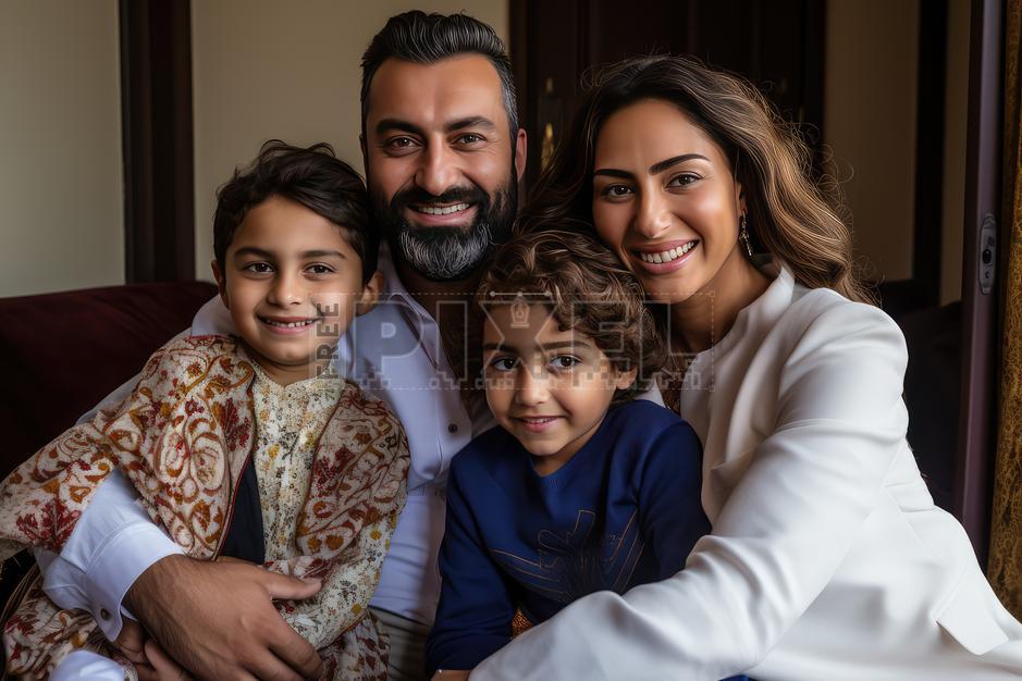 Free Photos - A Family Portrait - A Man, A Woman, And Their Two Young ...