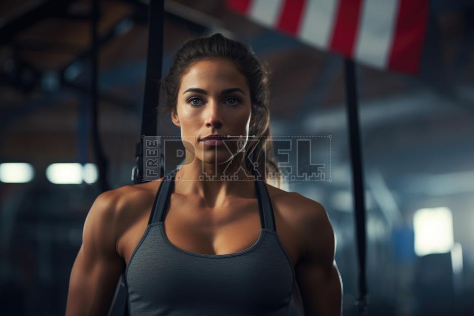 Free Photos - Female Bodybuilder With Huge Muscles Poses For A Photo ...