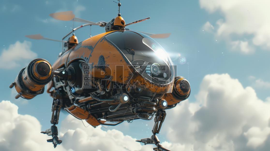 Free Photos - Futuristic Flying Machine | FreePixel.com