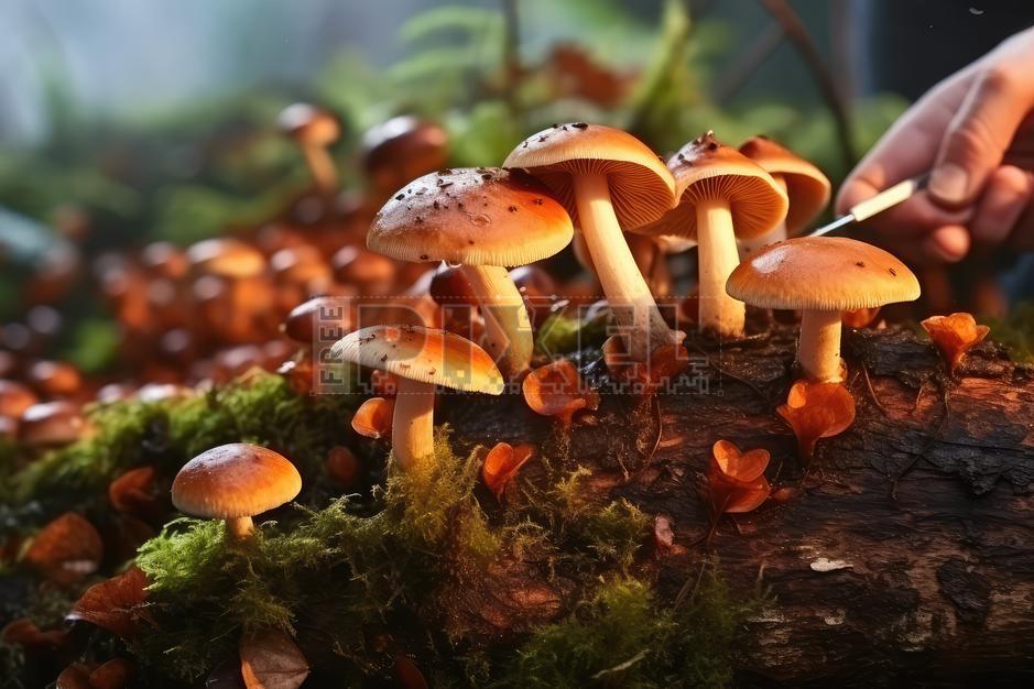 Free Photos - Fascinating Mushroom Growth On A Tree Stump | FreePixel.com