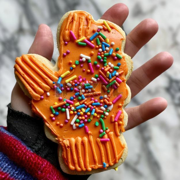 Free Photos - A Hand Holding A Decorated Cookie | FreePixel.com