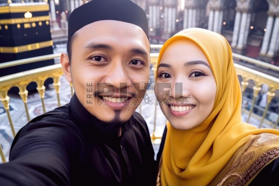 Free Photos - A Young Muslim Couple Posing For A Picture | FreePixel.com
