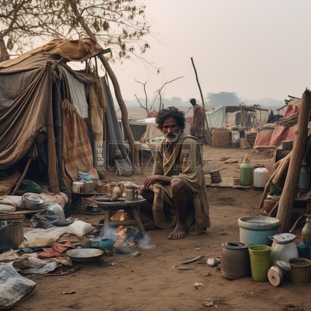 Free Photos - A Man Sitting Infront Of His Hut - A Simple Life ...