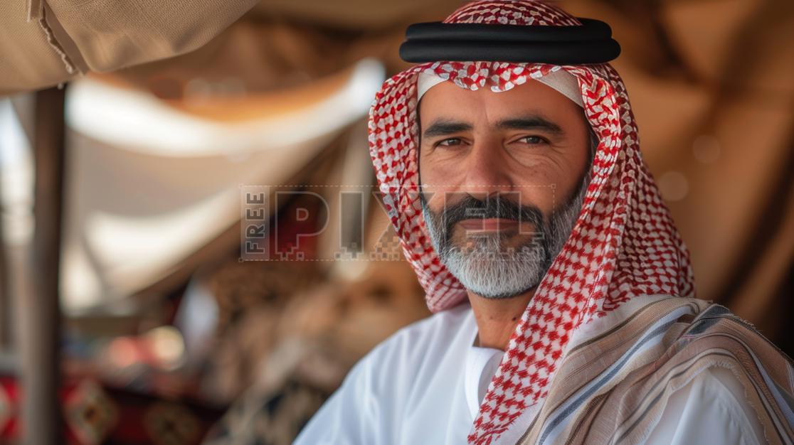 Free Photos - Arab Man In Traditional Attire | FreePixel.com