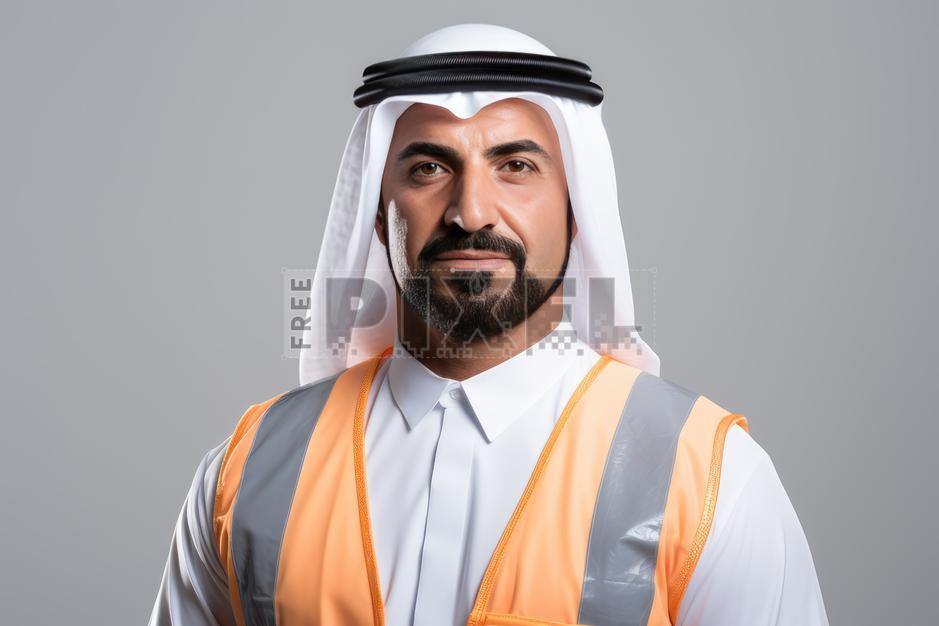 Free Photos - Arabic-Speaking Man In A Safety Vest | FreePixel.com