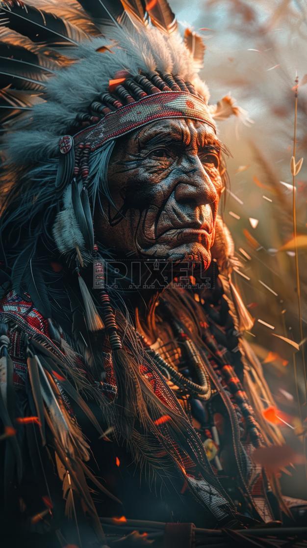 Free Photos - Native American Chief In Traditional Costume Performing A ...