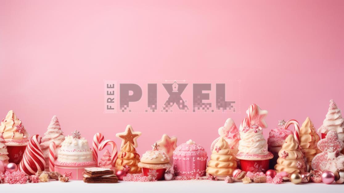 Free Photos - Pink Candy-Themed Decorations And Desserts | FreePixel.com
