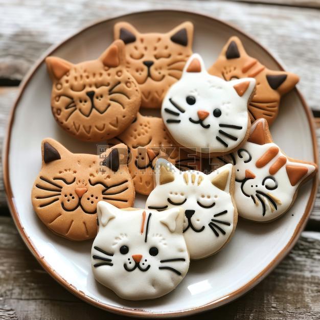 Cat Shaped Cookies