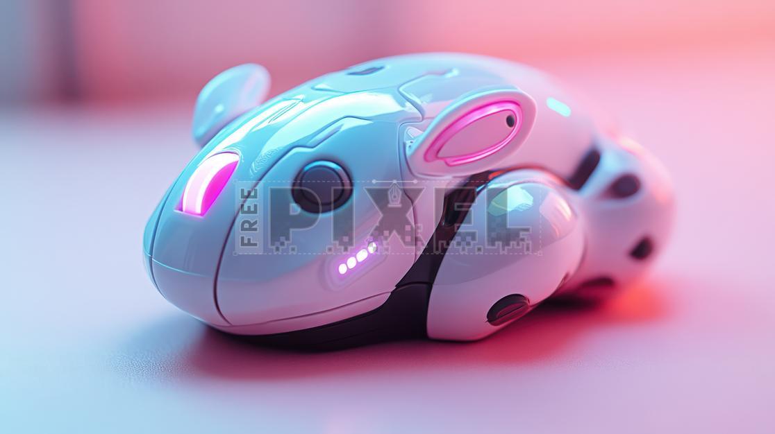 Free Photos - Futuristic Robotic Mouse Toy With LED Lights And Smart ...