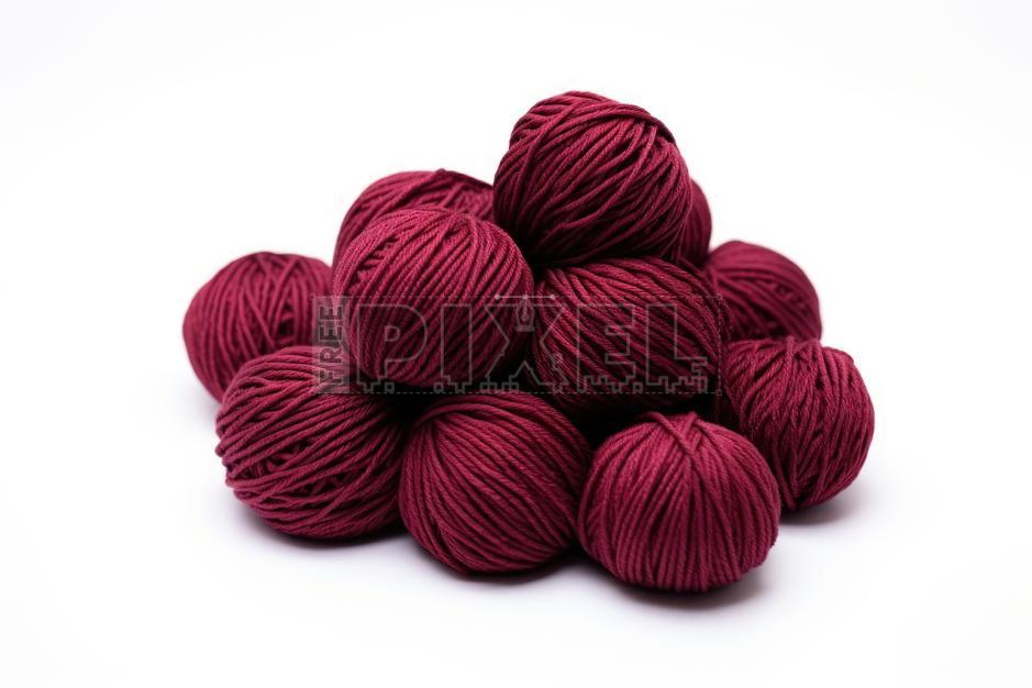 Free Photos - A Stack Of Red Yarn Balls Essential Tools For Knitting ...