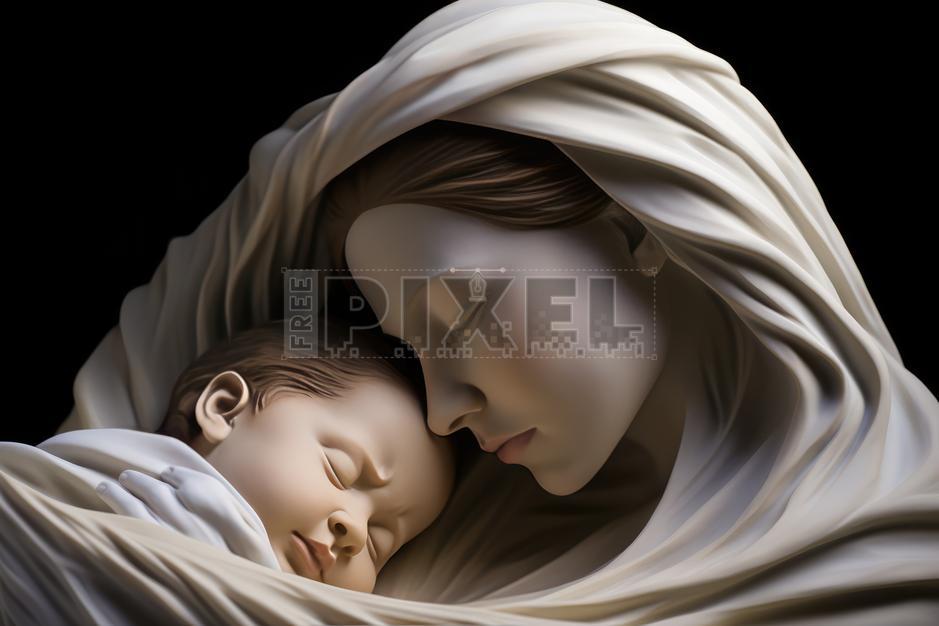 Free Photos - Virgin Mary With Baby Jesus - A Representation Of Love ...