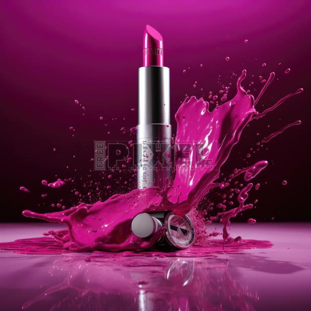 Free Photos - Fashionable Pink Liquid Lipstick | FreePixel.com