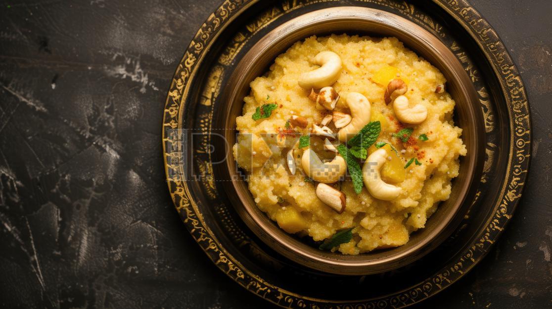 Free Photos - A Tasty Indian Sweet Semolina Pudding In A Bowl ...