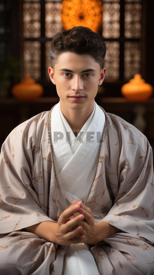 Free Photos - Traditional Japanese Man Dressed In A Robe, Sitting In ...