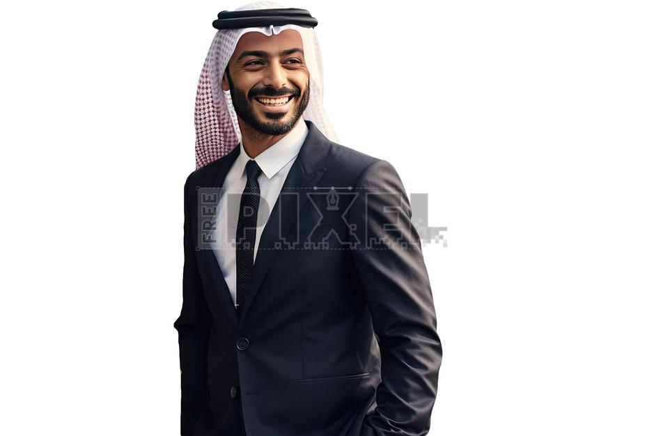 Free Photos - A Well Dressed Muslim Man Wearing Black Suit And Gutra ...