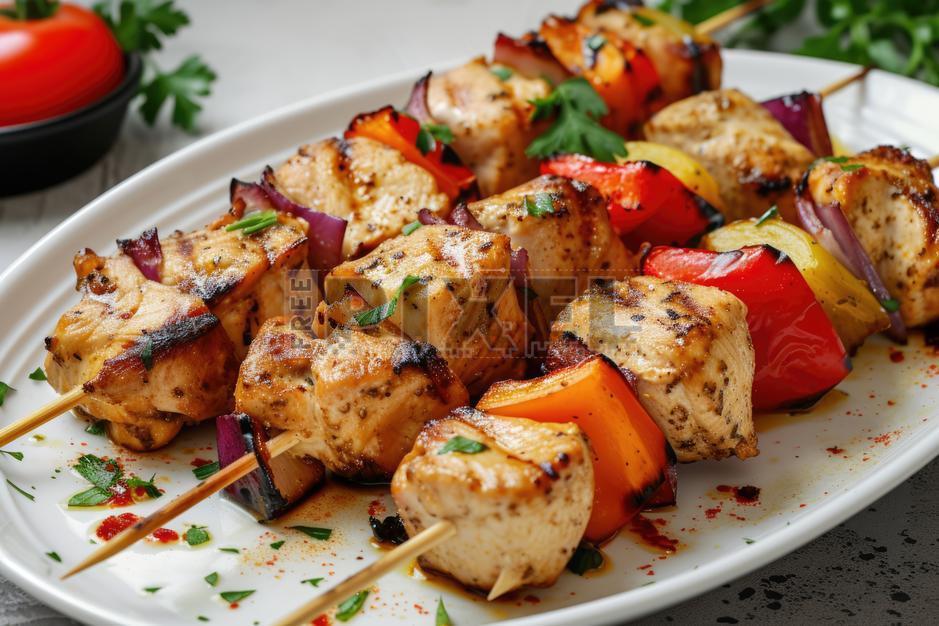 Free Photos - Skewered Meat And Vegetables - Delicious And Healthy ...