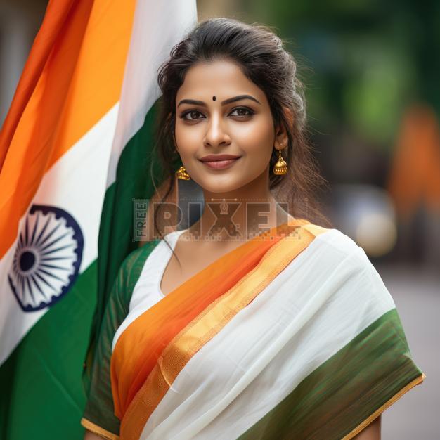 Free Photos - Beautiful Indian Woman Wearing A Traditional Indian Sari ...