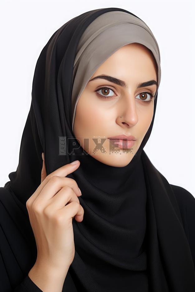 Free Photos - Beautiful Muslim Woman Wearing A Black Hijab | FreePixel.com