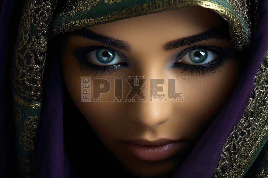 Free Photos - Arabian Princess With Captivating Eyes | FreePixel.com