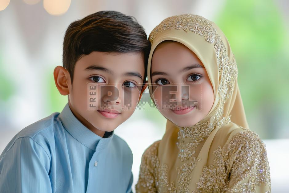 Free Photos - Muslim Children In Traditional Attire | FreePixel.com