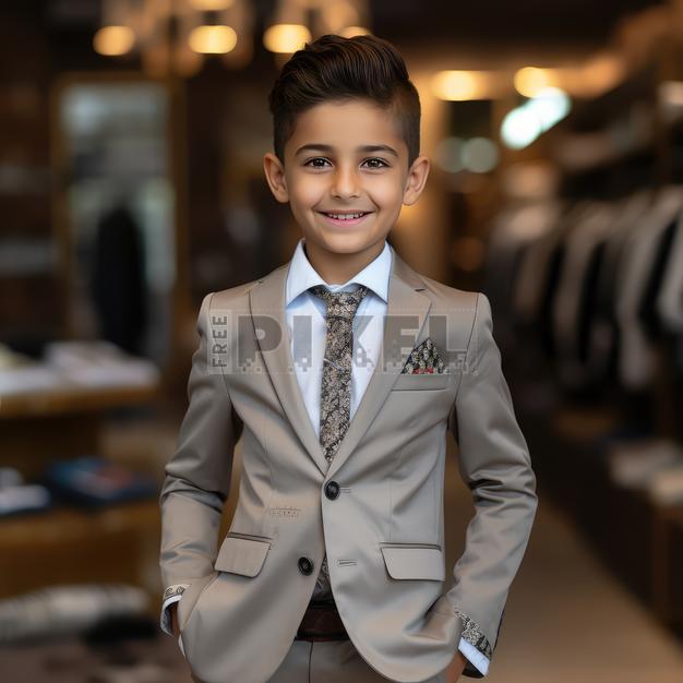 Free Photos - The Little Boy Dresses Sharply In A Suit And Tie ...