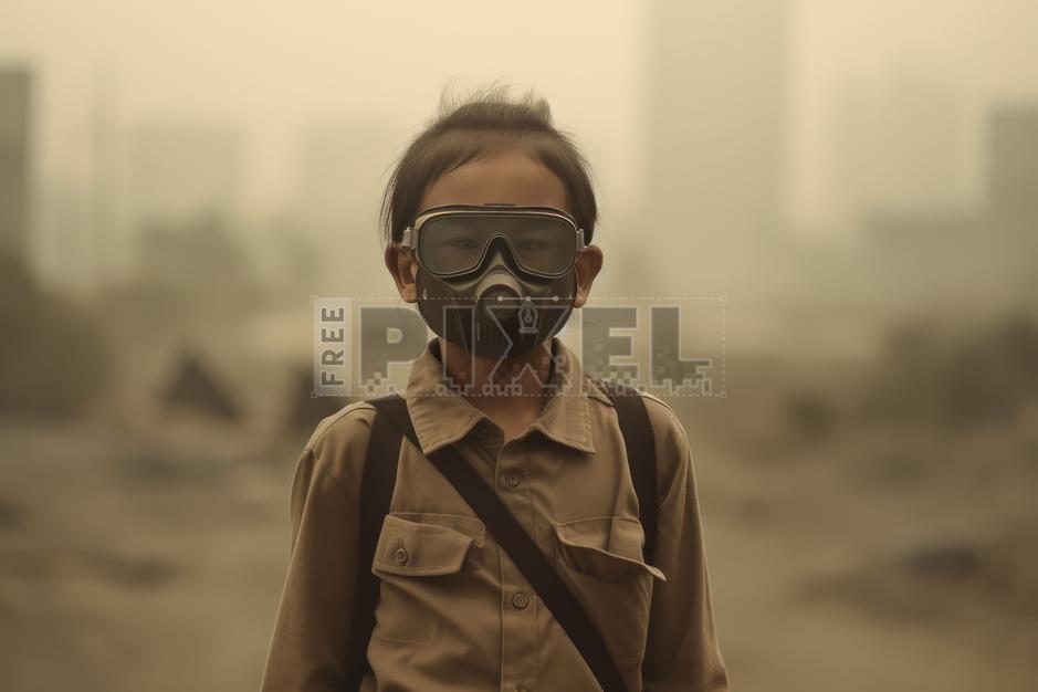 Free Photos - A Child Wearing A Gas Mask For Protection | FreePixel.com